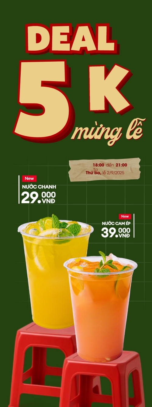 Thiết kế Standee 2/9, Quốc Khánh, lễ hội, Việt Nam, nước uống, juice ...