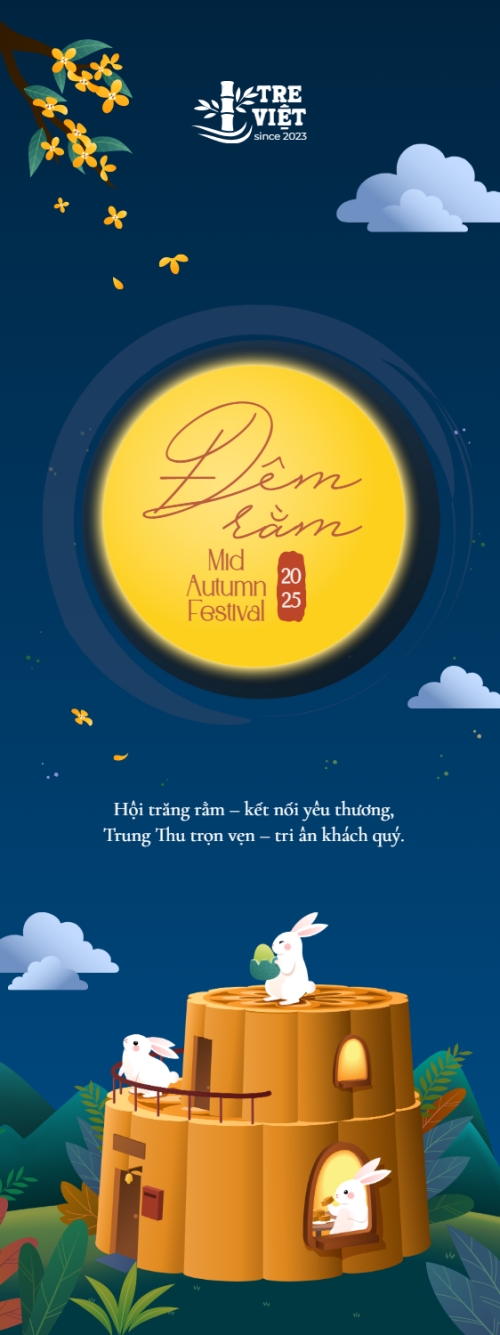 Thiết kế Standee Trung thu, Tết Đoàn Viên, mid-autumn festival, sự kiện ...